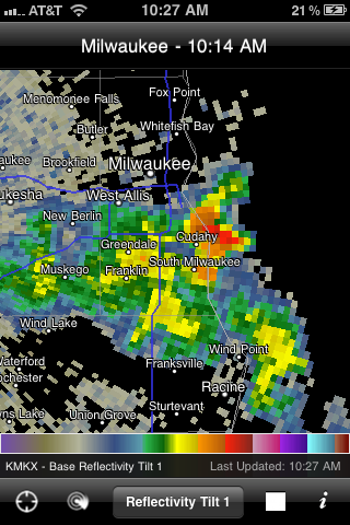 Storm Chasing Fever :: Milwaukee, Wisconsin - Waterspouts